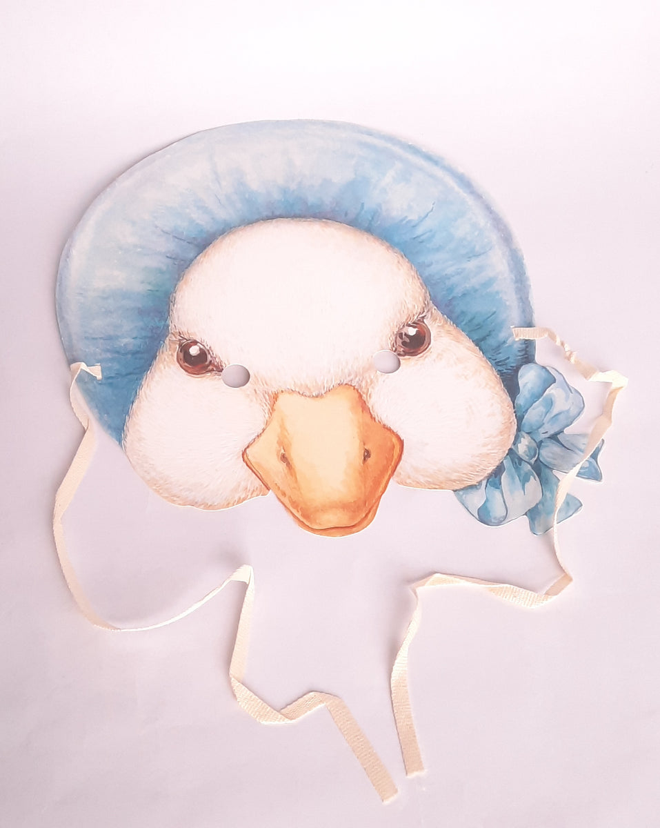 Beatrix Potter "Jemima Puddle-Duck Paper Mask 1993 – Darias Accents